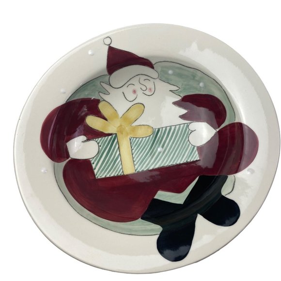 Woof & Poof | Holiday | Vintage Christmas Santa Large Holiday Ceramic ...